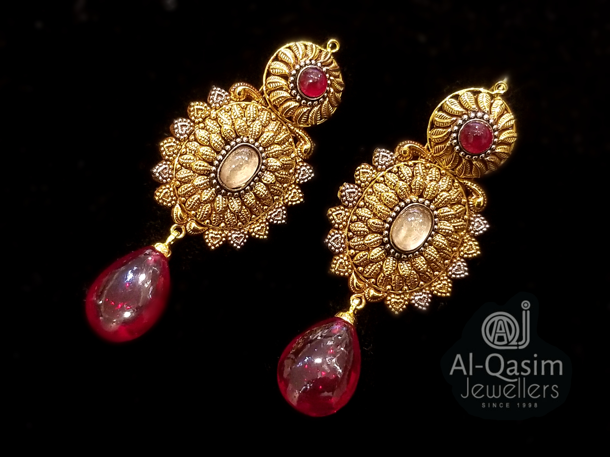 Sterling Silver Traditional Earrings | Wedding Jewelry Designs In Pakistan